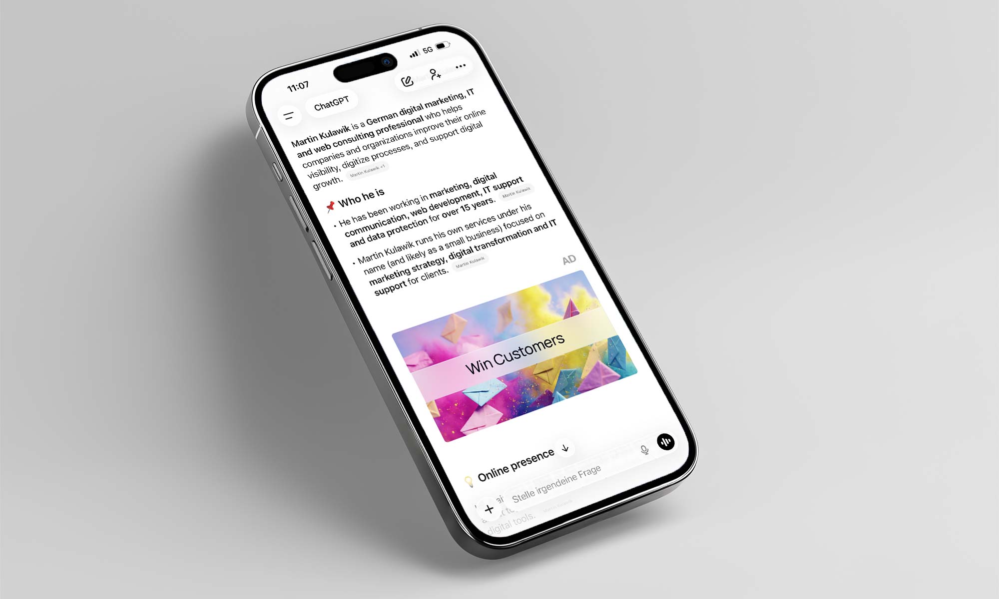 ChatGPT Advertising: New Marketing Opportunity for 2026 • Martin Kulawik